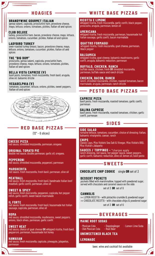 Menu – Pizzeria Grata